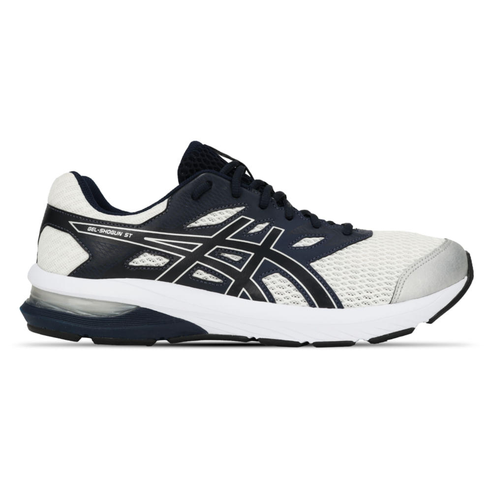 Tênis ASICS GEL-Shogun St - Masculino - Branco/Prata - ASICS Brasil